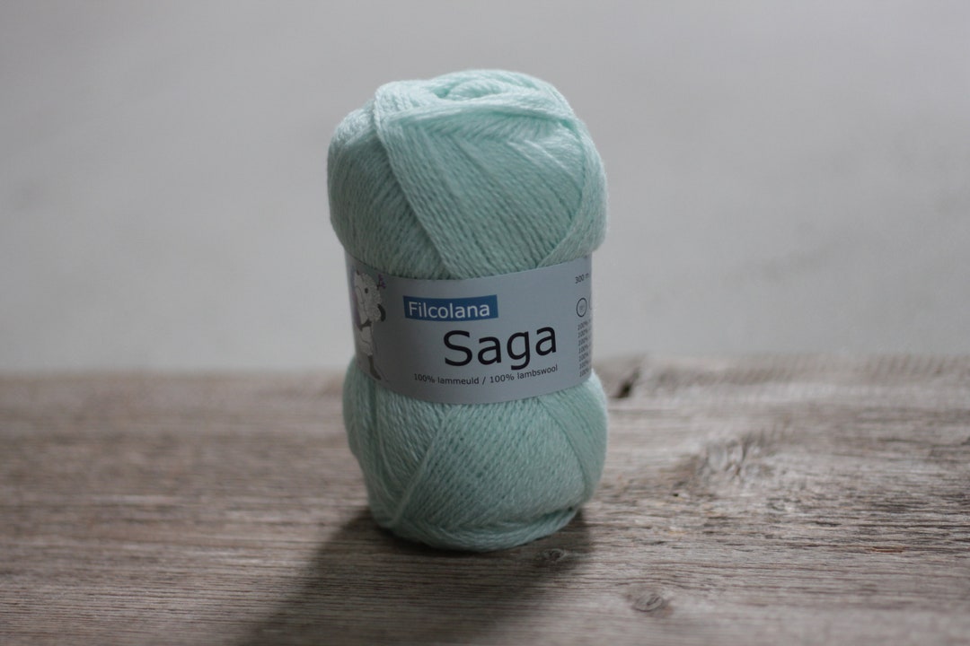 Filcolana Saga 50g 100% Virgin Wool Color 303 Sea Glass - Etsy