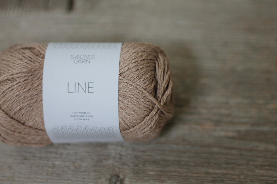 Sandnes Garn LINE Cotton and Linen With Viscose Yarn 50gr Color 3042 ...