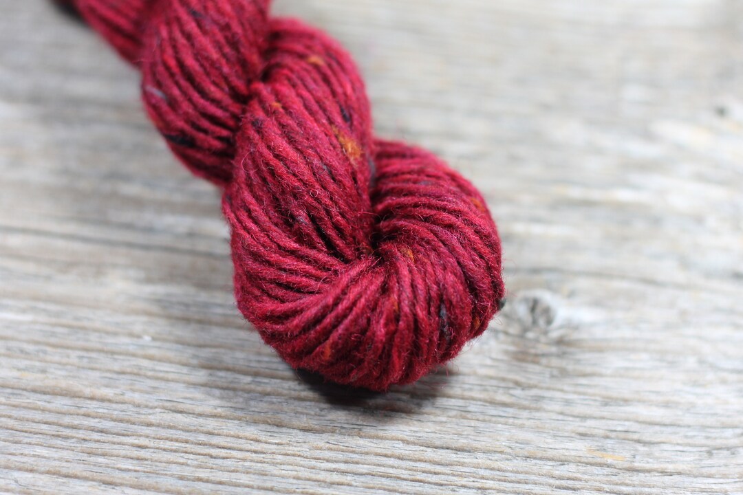 Donegal Kilcarra Tweed Yarn Pure New Wool Yarn Hand Knitting Yarn Blue ...