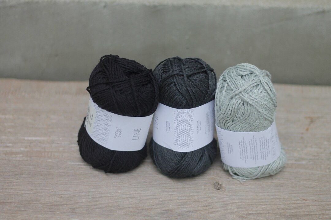 Sandnes Garn LINE Cotton and Linen With Viscose Yarn 50gr Color 7521 ...