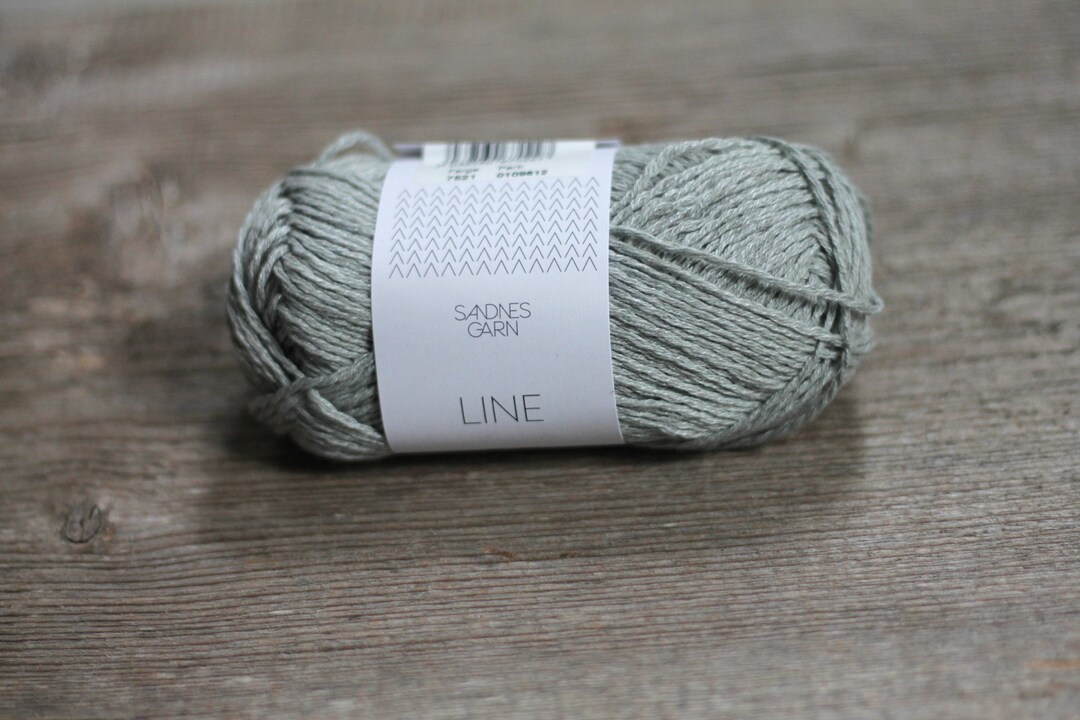 Sandnes Garn LINE Cotton and Linen With Viscose Yarn 50gr - Etsy Australia