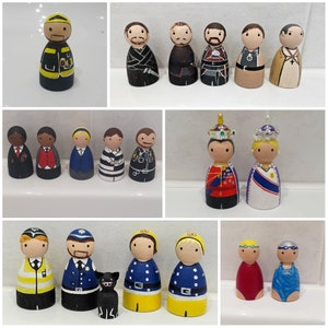 Custom Design Peg Dolls - Etsy