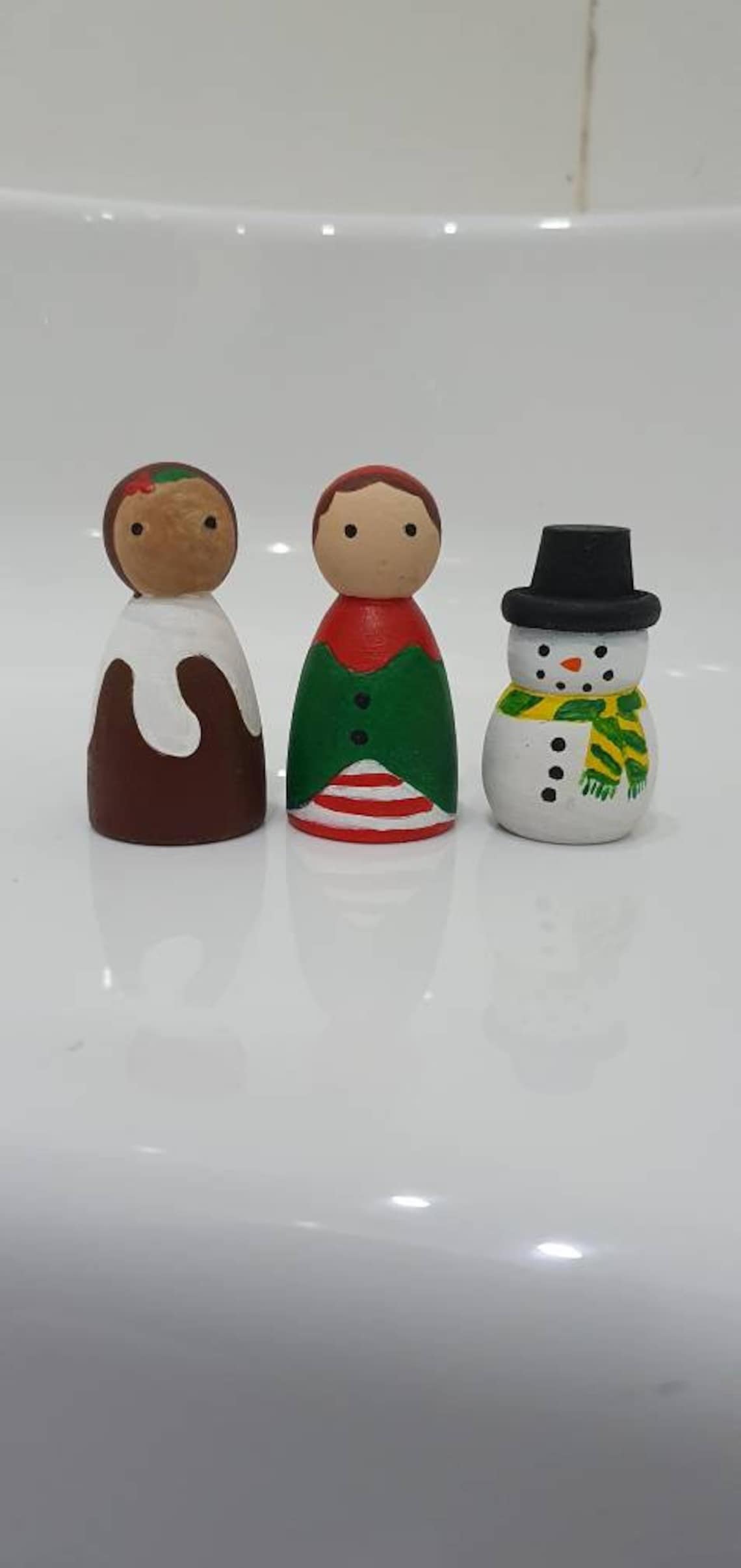 Christmas Peg Doll Decorations | Etsy