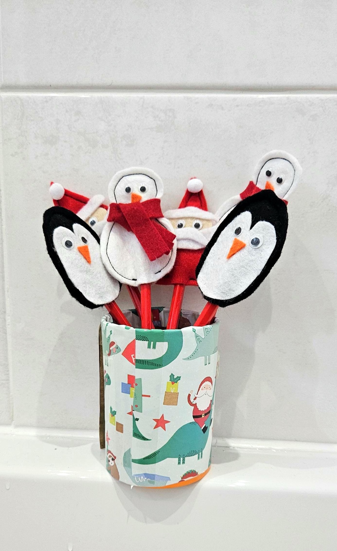 Christmas Pencil Toppers With Pencil Included! - Etsy
