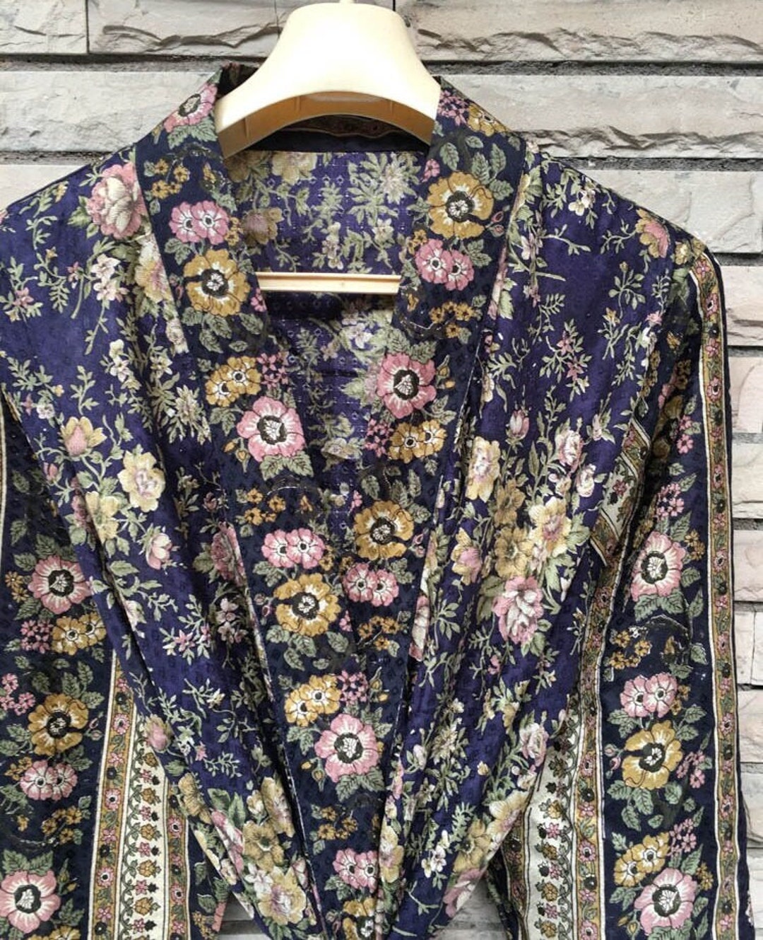 Valuemartindia Pure Silk Kimono Robe for Woman Recycled Silk Kimonos ...