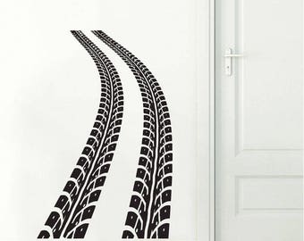 Tire tracks | Etsy
