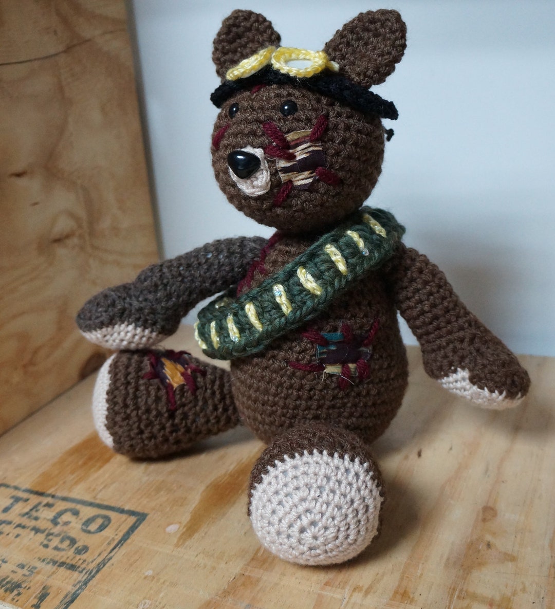 Crochet Pattern Combat Teddy PDF Download Amigurumi - Etsy