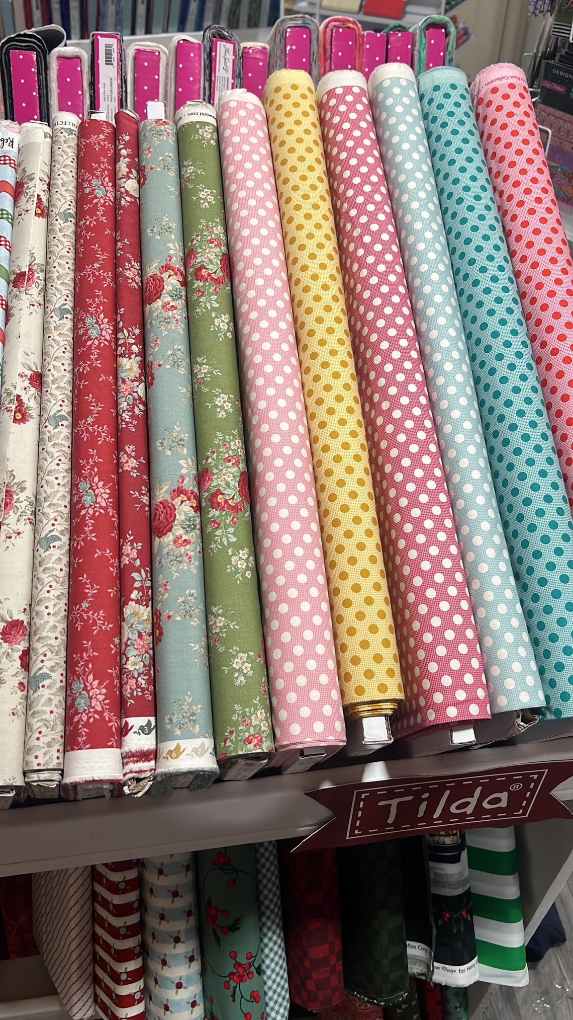 Tilda Medium Dots Dark Teal Fabric - Etsy