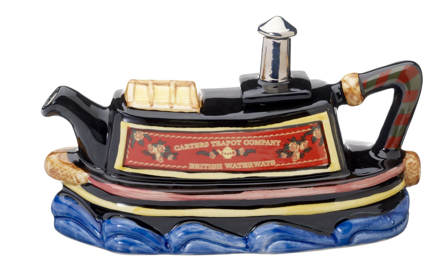 The 'canal Boat' Full Size Teapot - Etsy