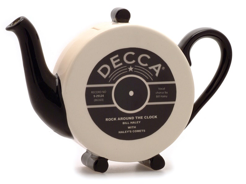Art Deco 'rock Around the Clock' Teapot - Etsy