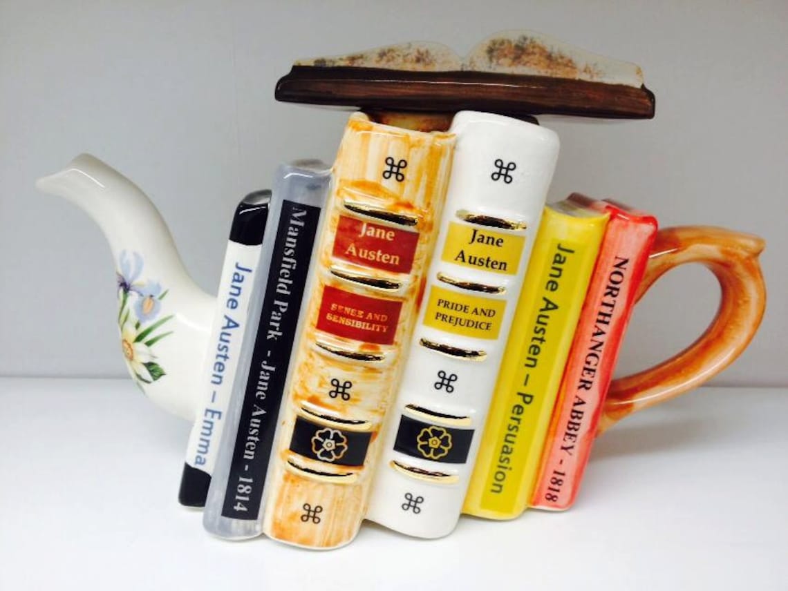 Classic Authors Teapot - Etsy