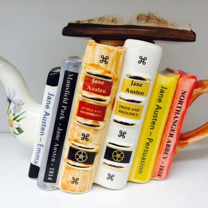 Classic Authors Teapot - Etsy