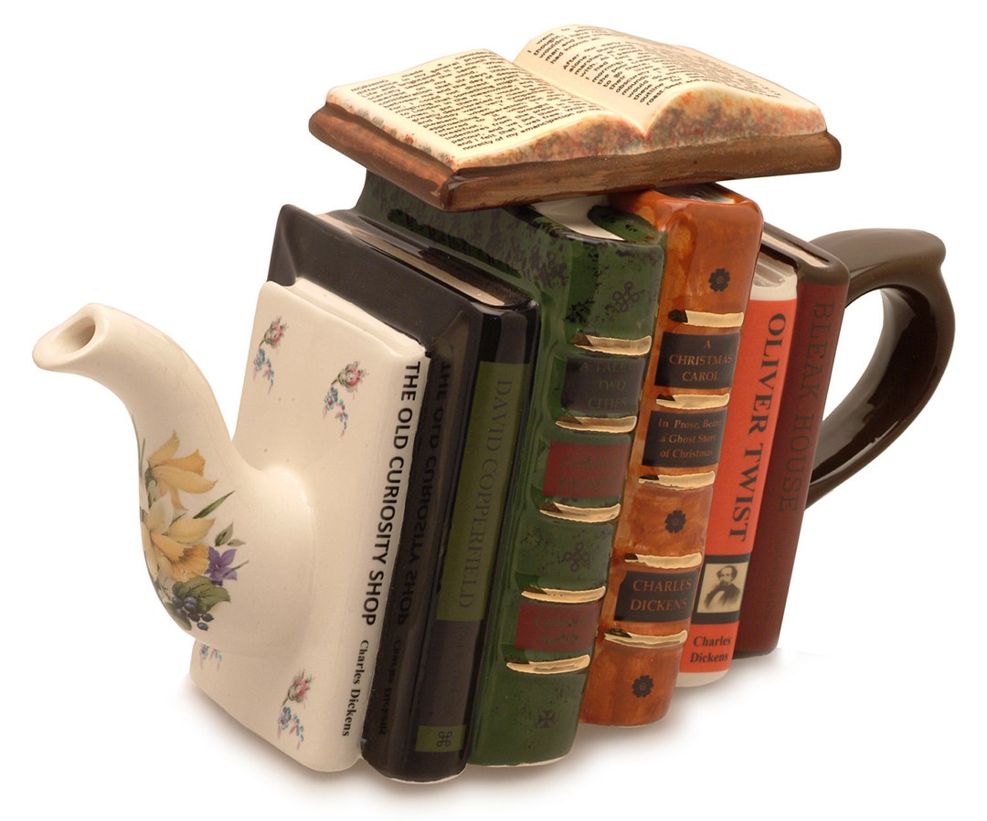 Classic Authors Teapot - Etsy