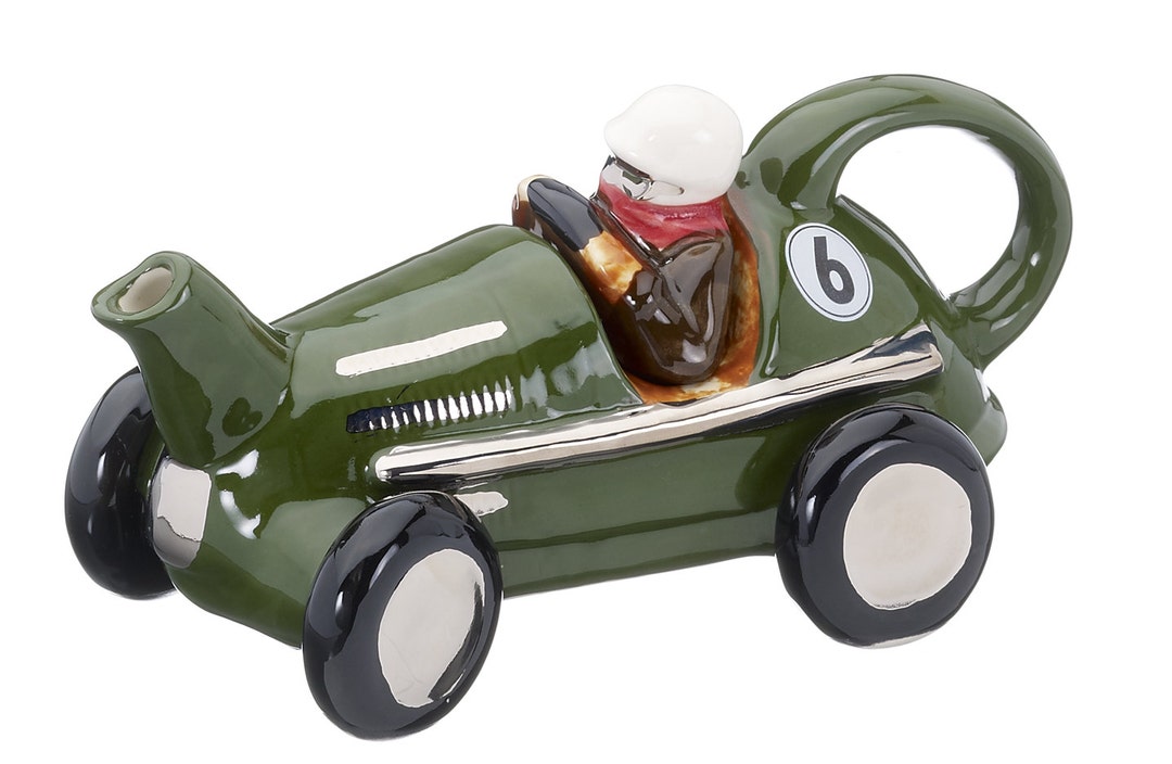 The 'racing Car' One Cup Teapot - Etsy