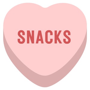 Canva Candy Heart Template - Etsy