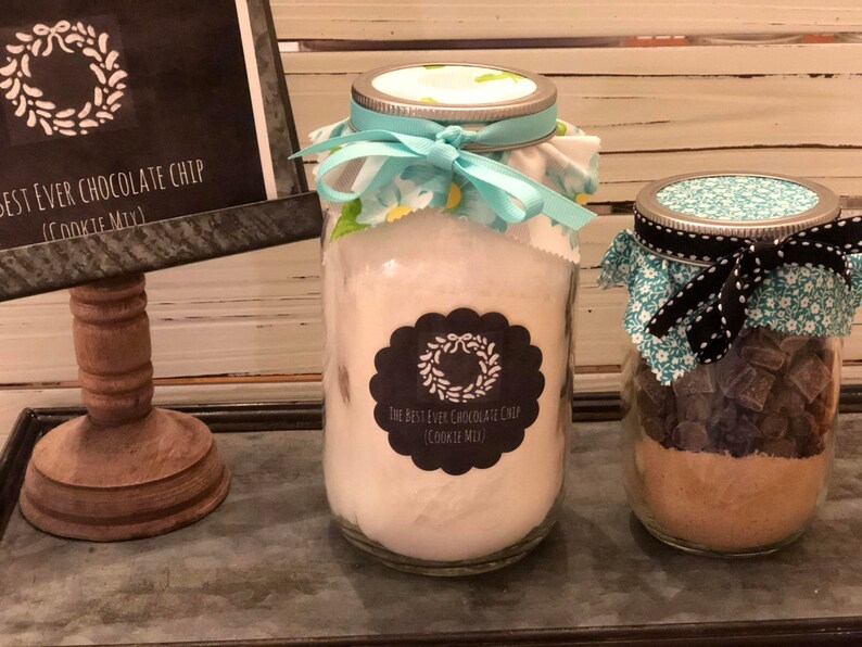 The Best Ever Chocolate Chip Cookie Mix In A Quart & Pint | Etsy
