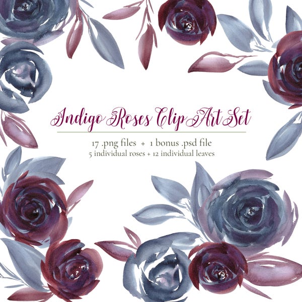 Indigo Rose - Etsy