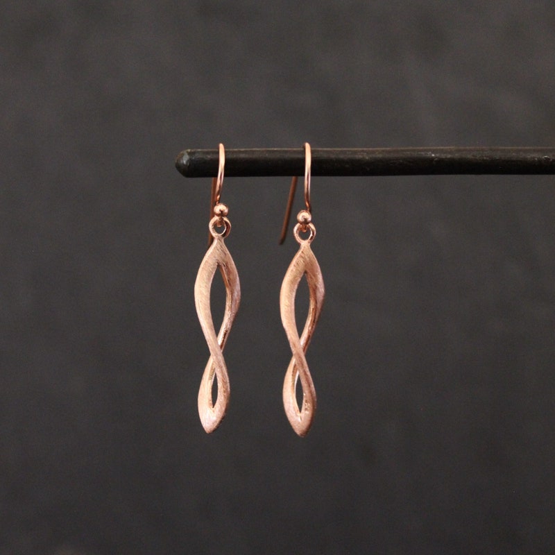 Rose Gold Earrings - Etsy