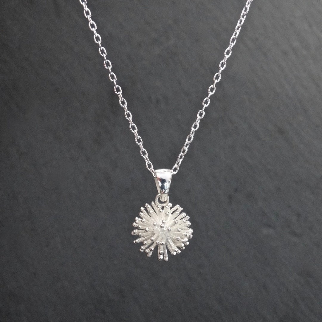 Silver Pendant, Silver Necklace, Textured Silver Pendant, Sterling ...