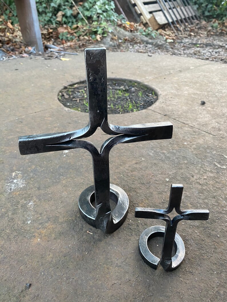 Hand Forged Cross - Etsy