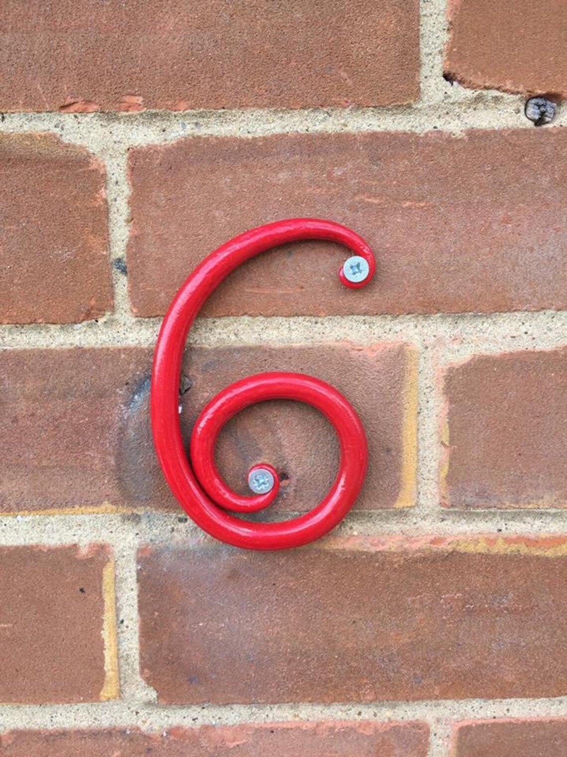 Door Numbers (hand Forged) - Etsy UK