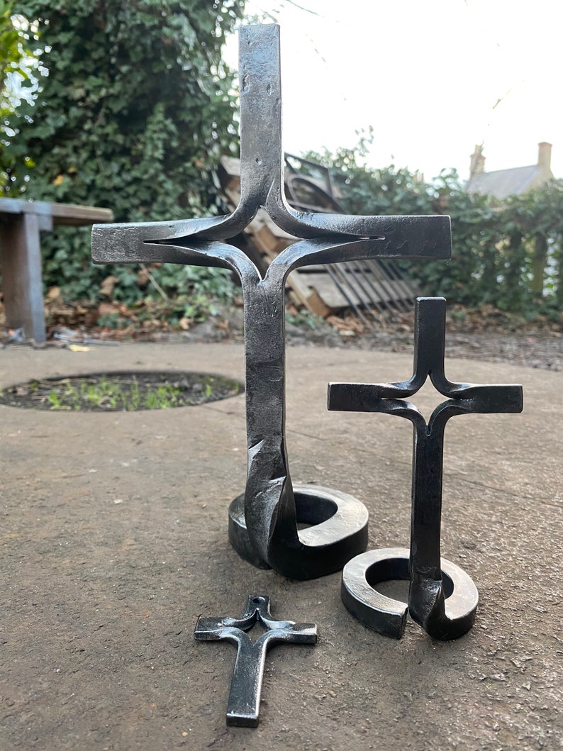 Hand Forged Cross - Etsy