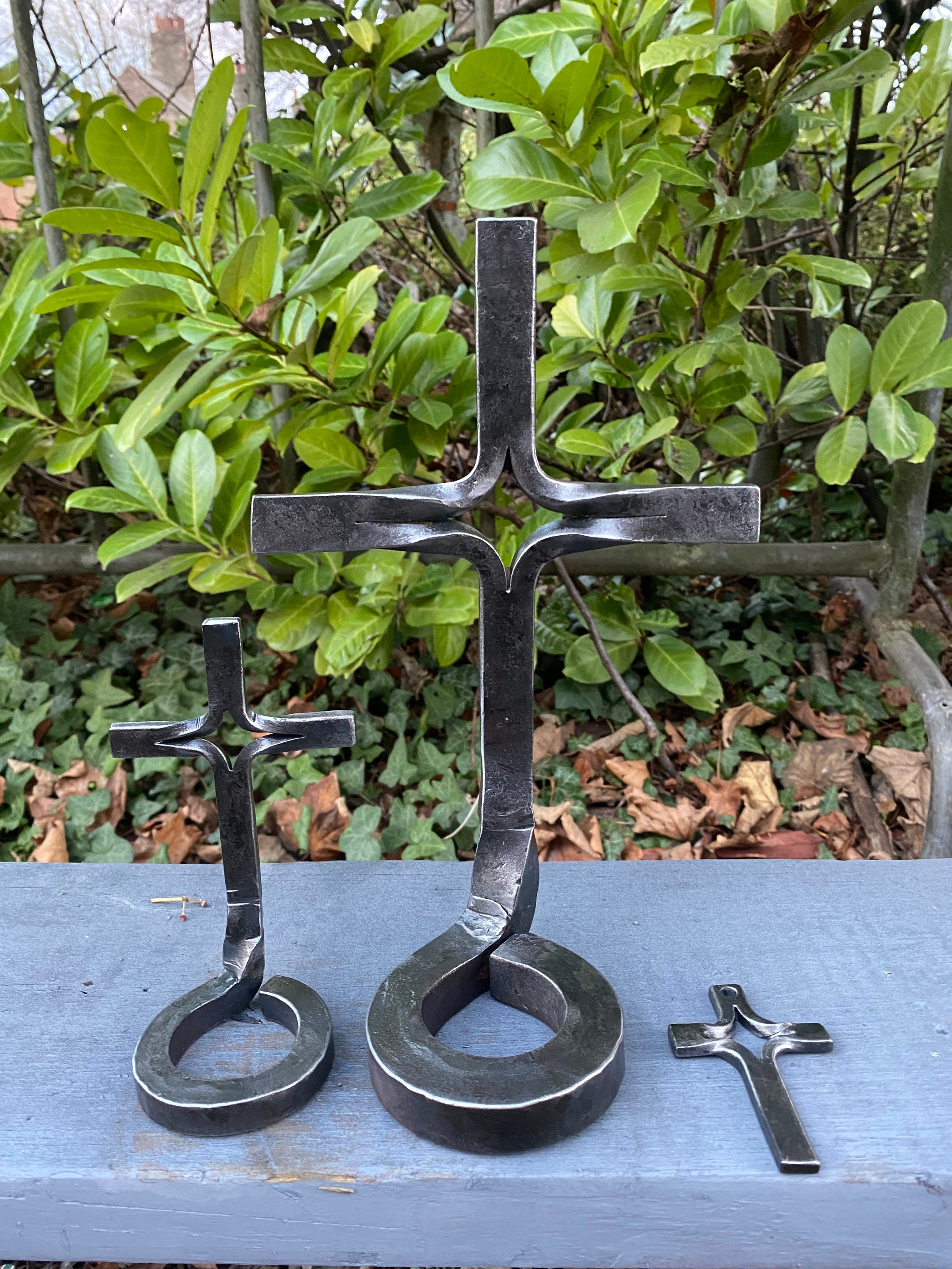 Hand Forged Cross - Etsy