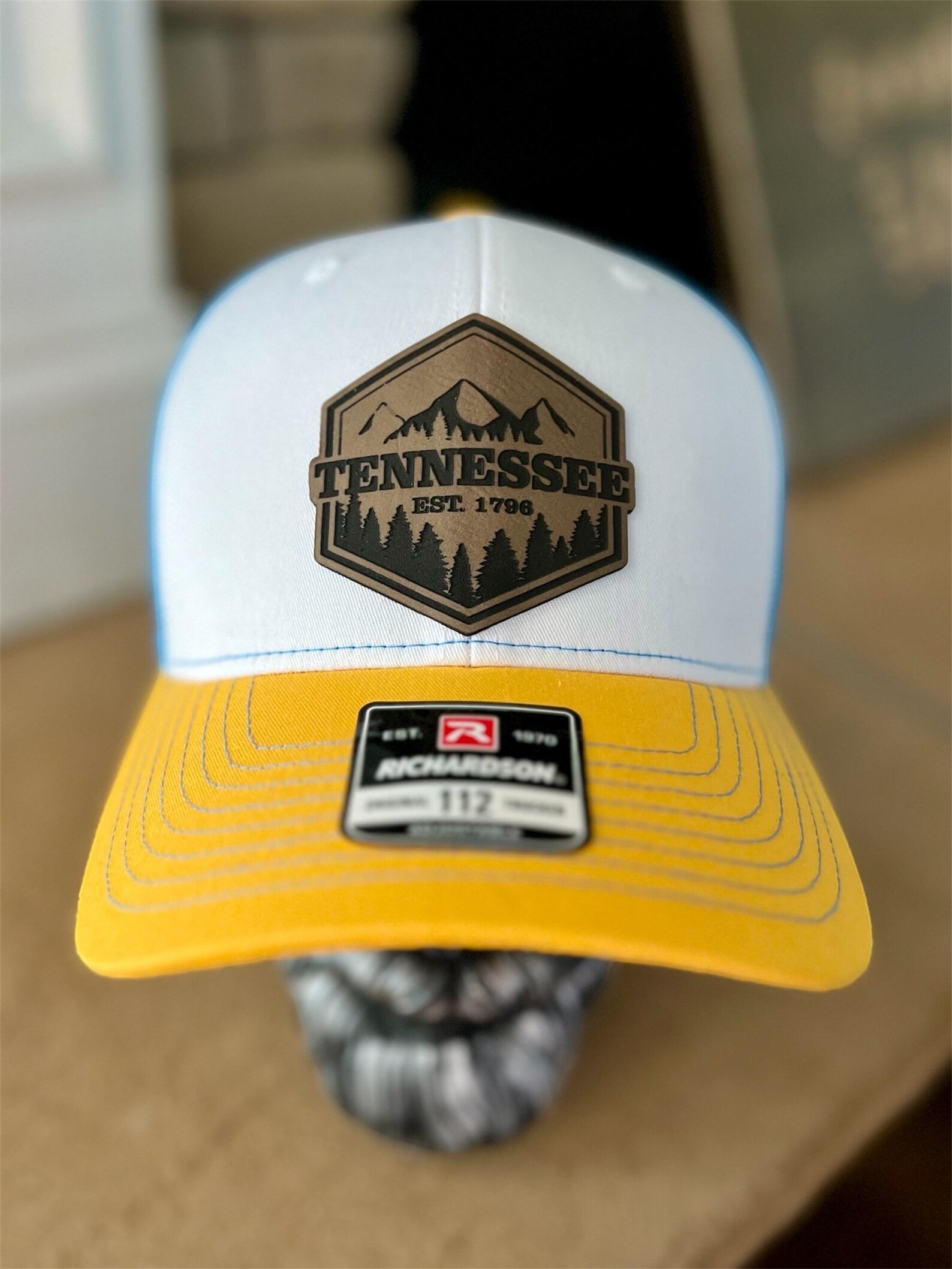 Tennessee Leather Patch Hat - Etsy