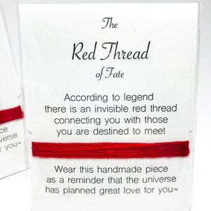 Red String Bracelet Real Red Thread Jewelry Red String Red String of ...