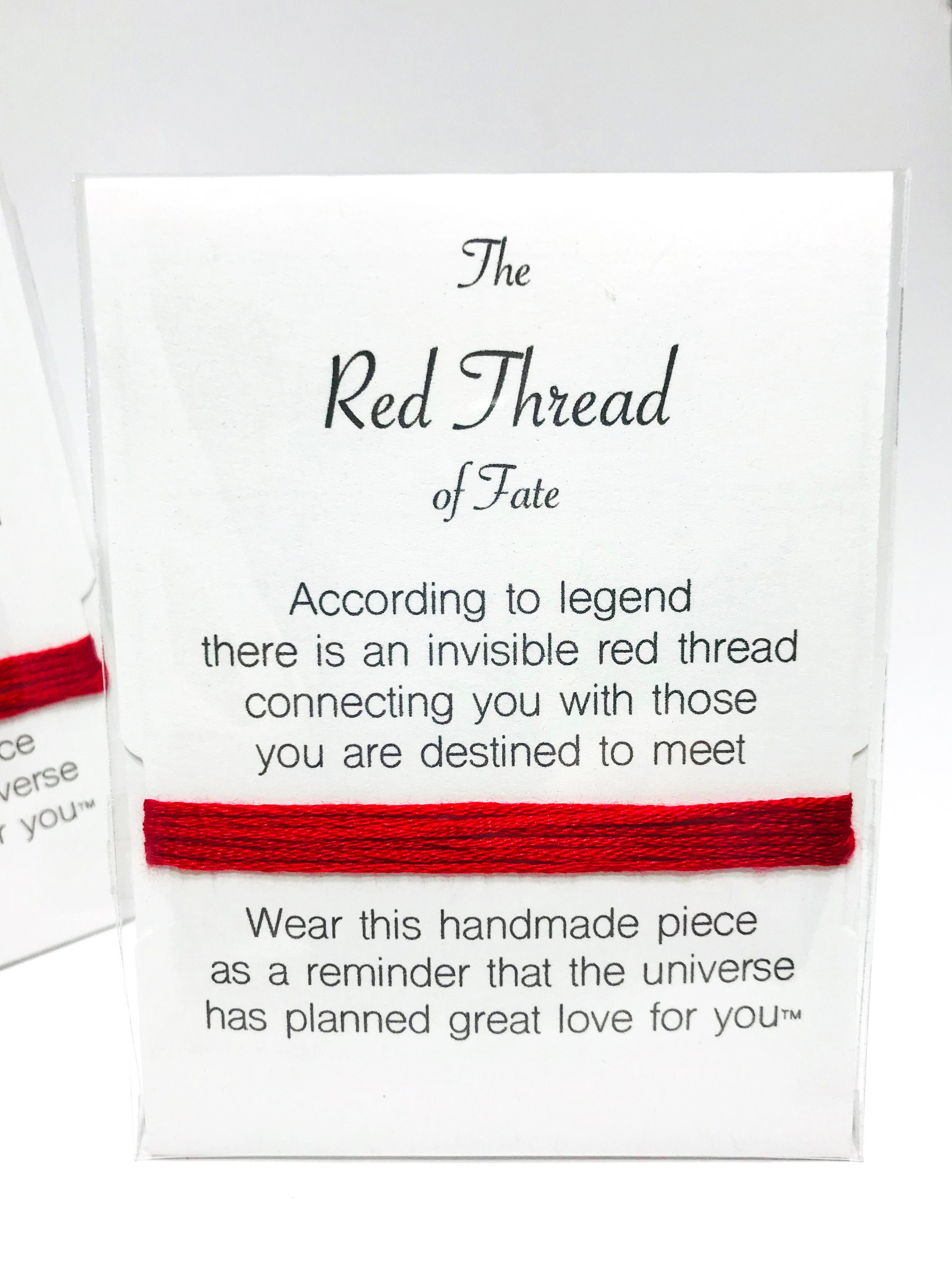 Red String Bracelet Real Red Thread Jewelry Red String Red String of ...