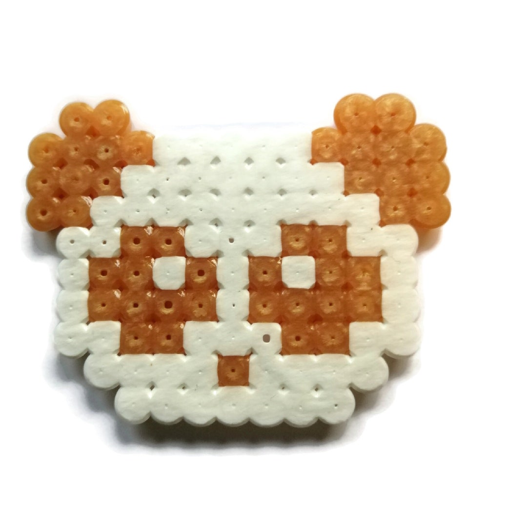 Panda Head Hama/perler Beads Party Favour, Available as Magnet, Keyring ...