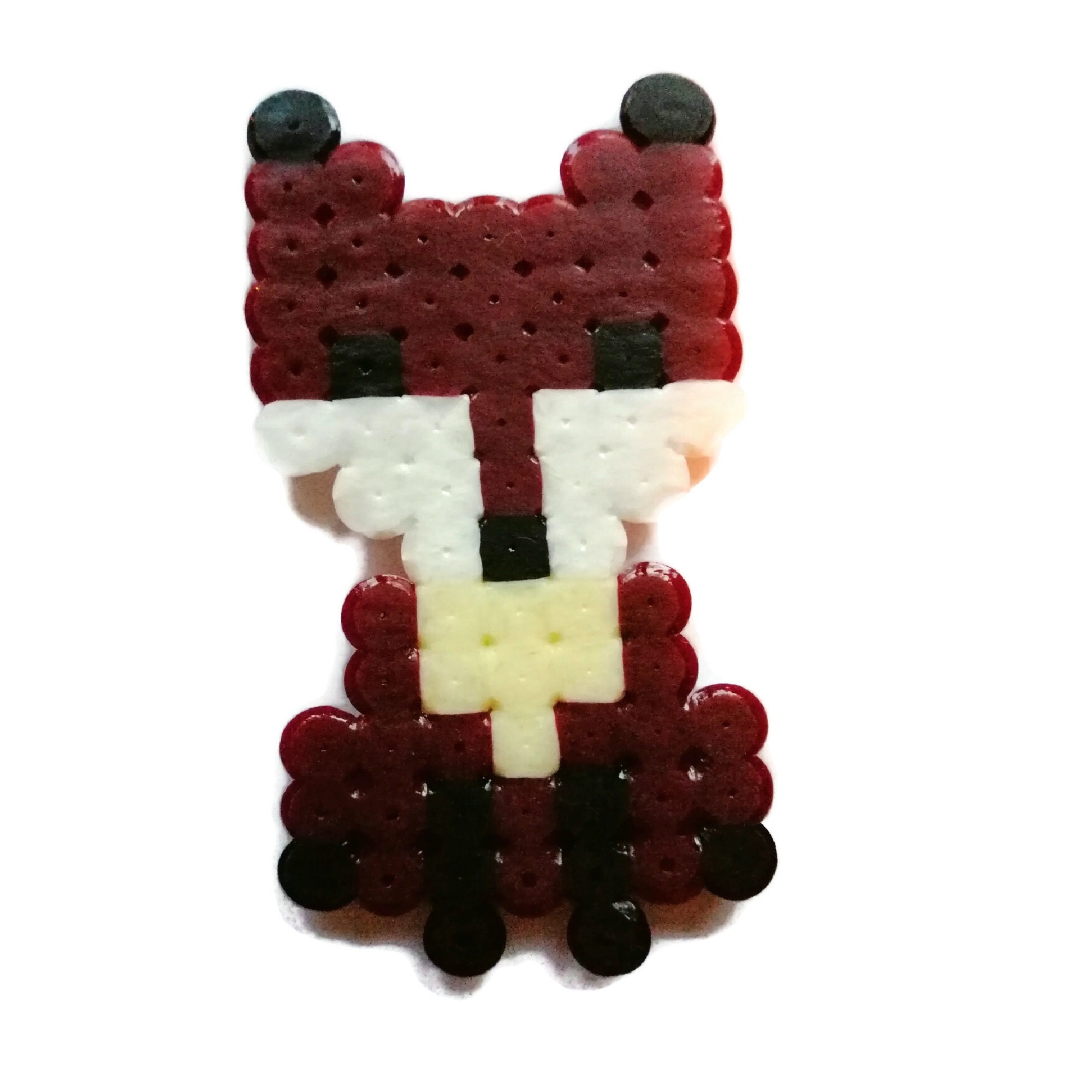 Fox Hama/perler Bead Party Favour, Available as Keyring, Keychain ...