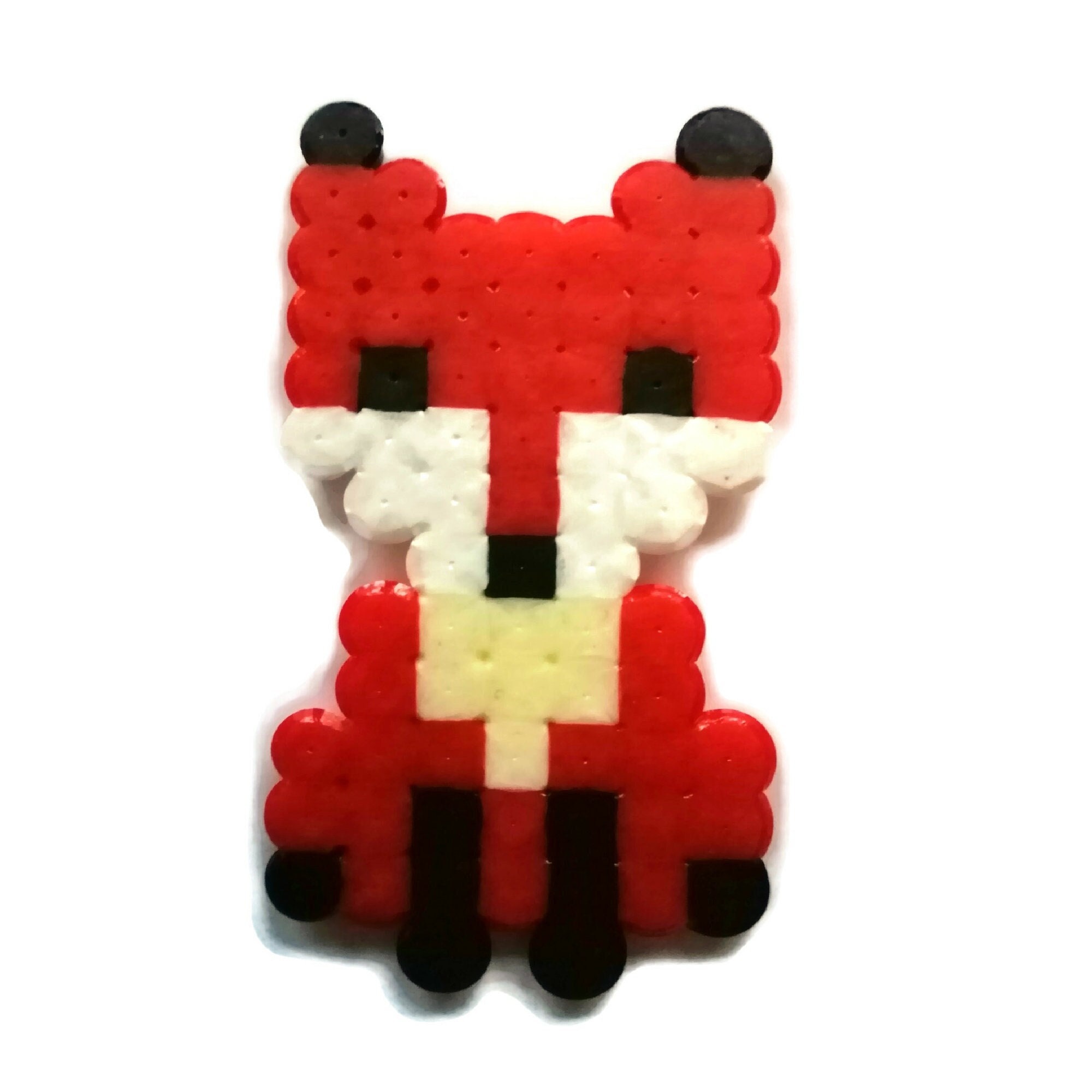 Fox Hama/perler Bead Party Favour, Available as Keyring, Keychain ...