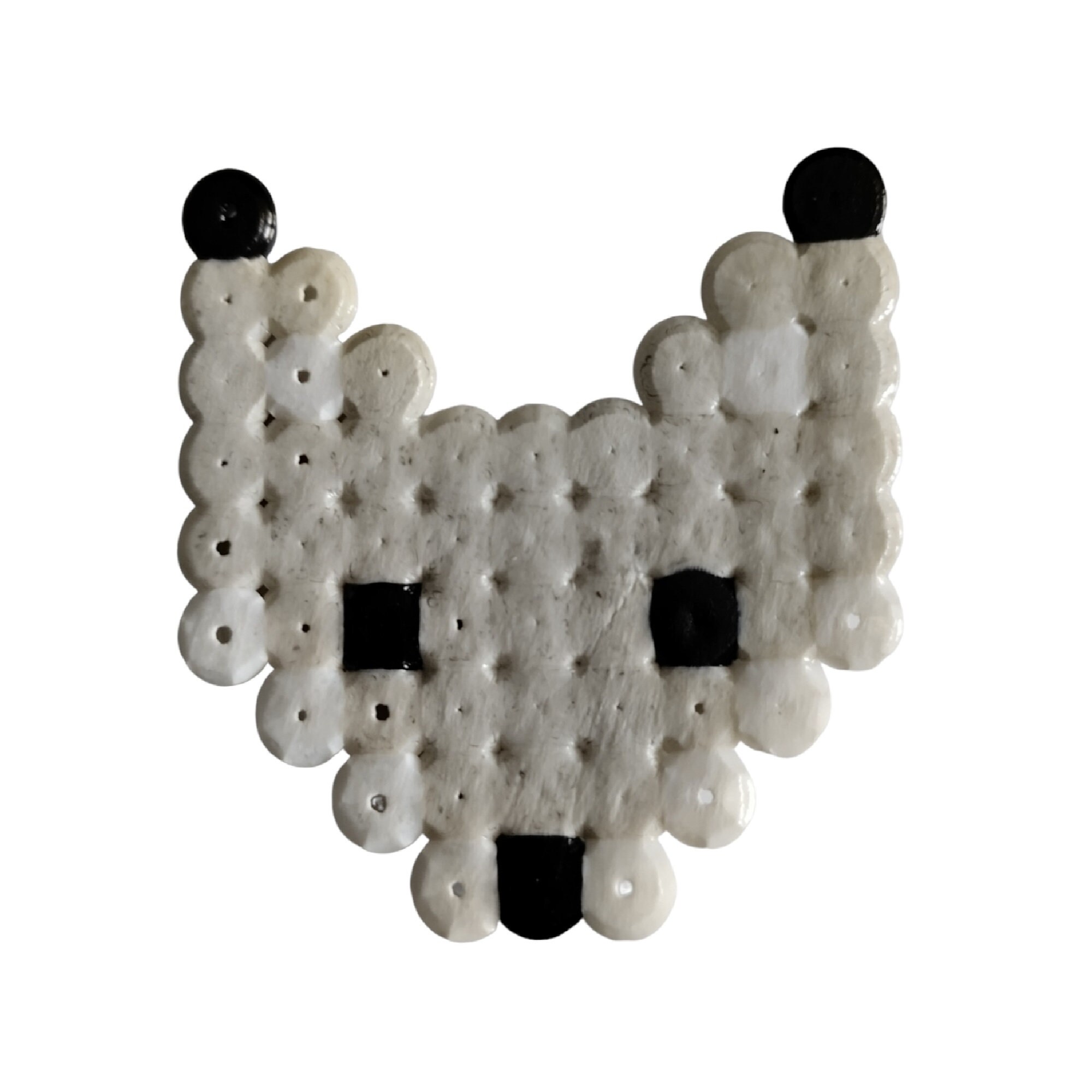 Wolf Head Hama/perler Bead Pixel Party Favour, Available as Keyring ...