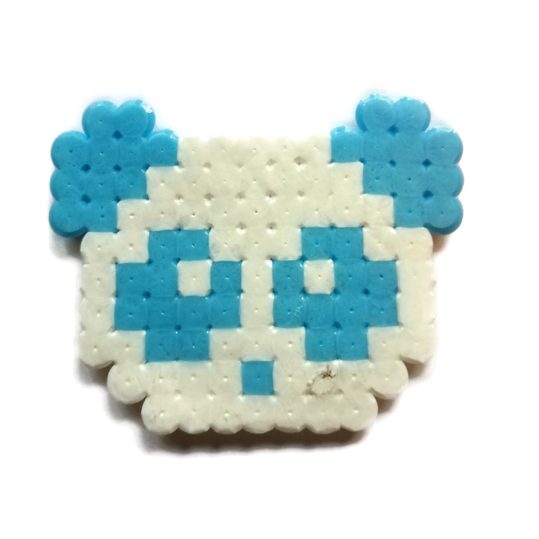 Panda Head Hama/perler Beads Party Favour, Available as Magnet, Keyring ...