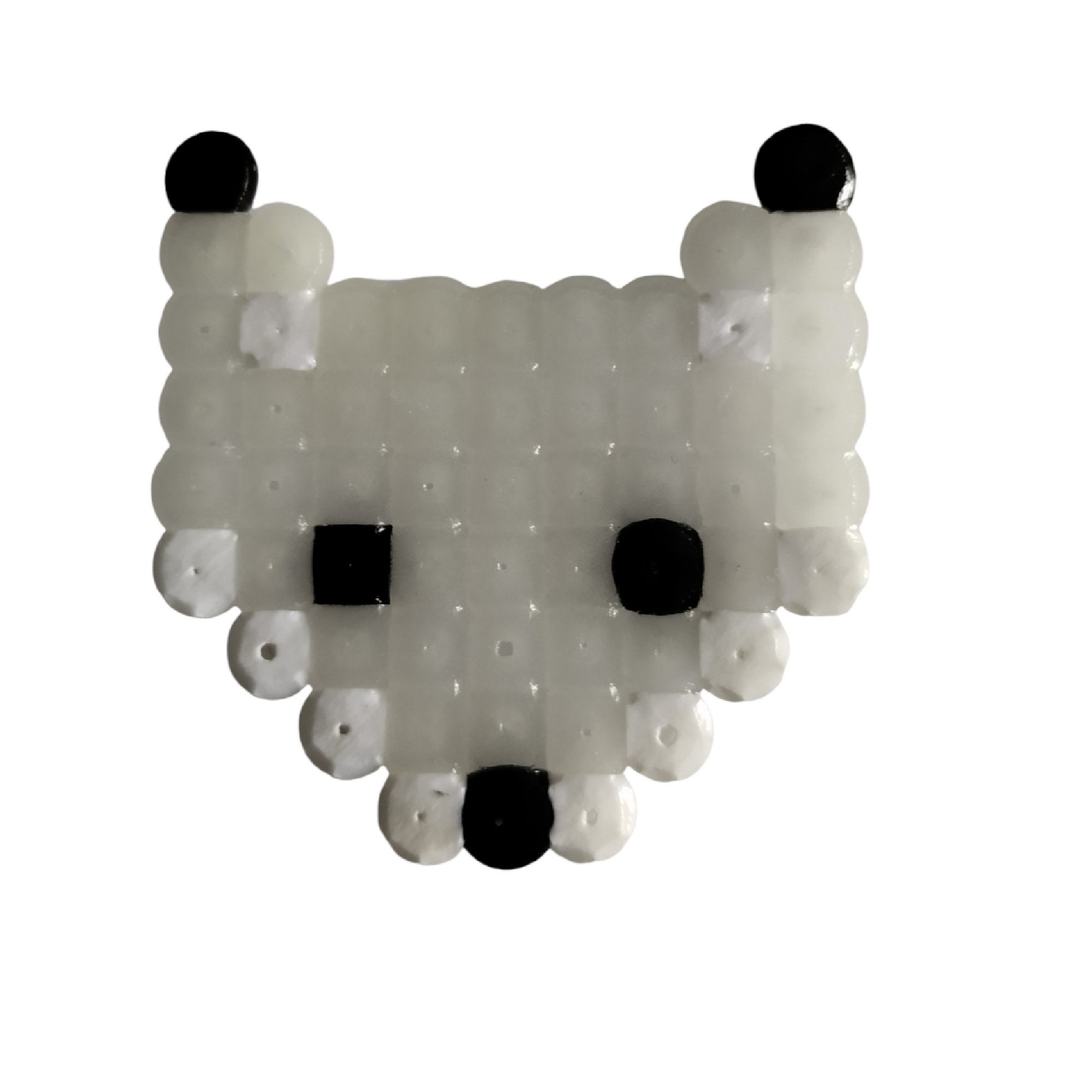 Wolf Head Hama/perler Bead Pixel Party Favour, Available as Keyring ...