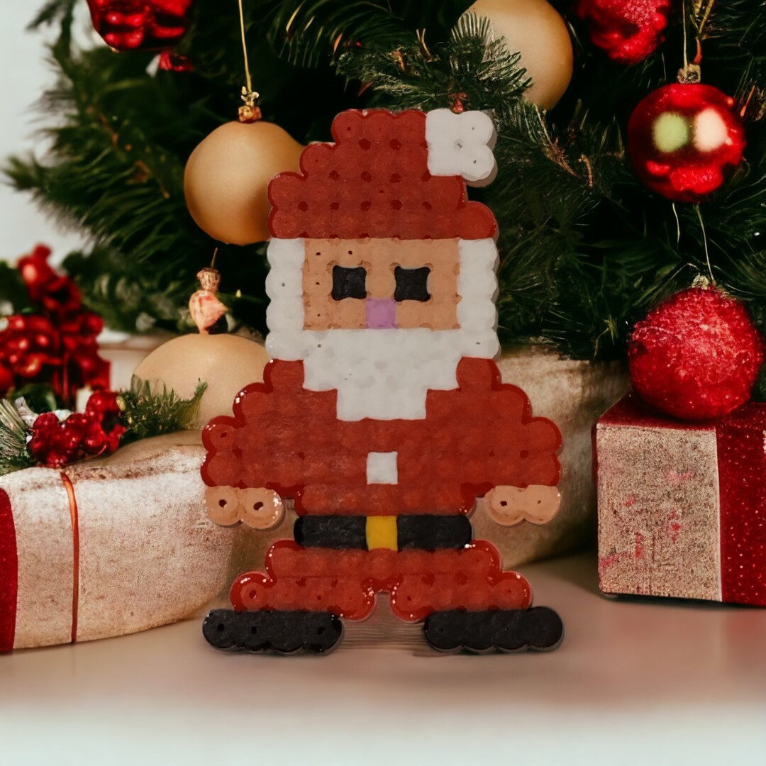 Father Christmas Hama/perler Bead Decoration Option to Have - Etsy