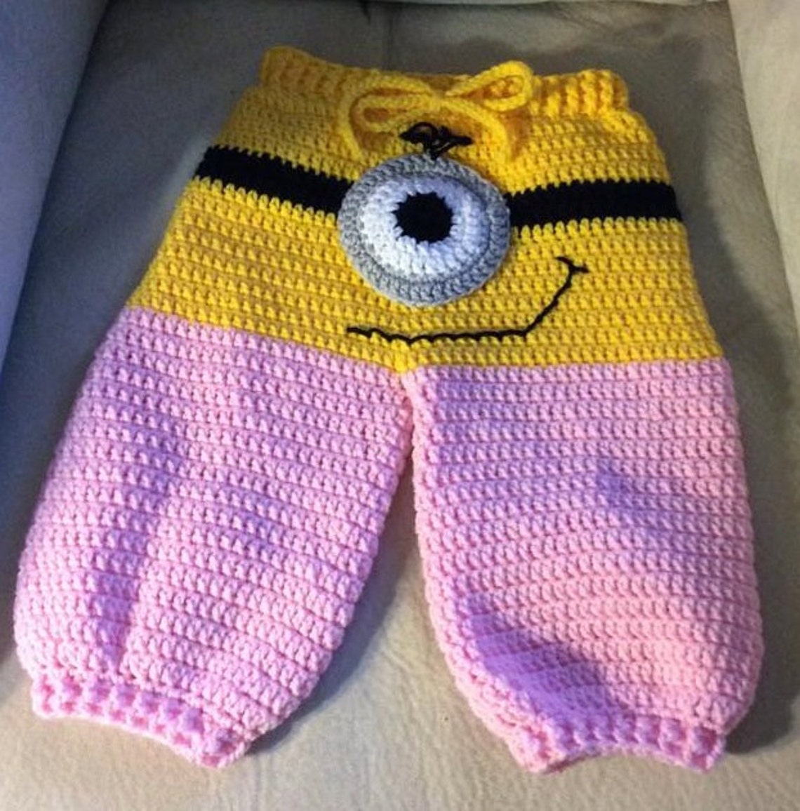 Crochet Crazy Character Monster Pants Newborn - 24 Months (can Be ...