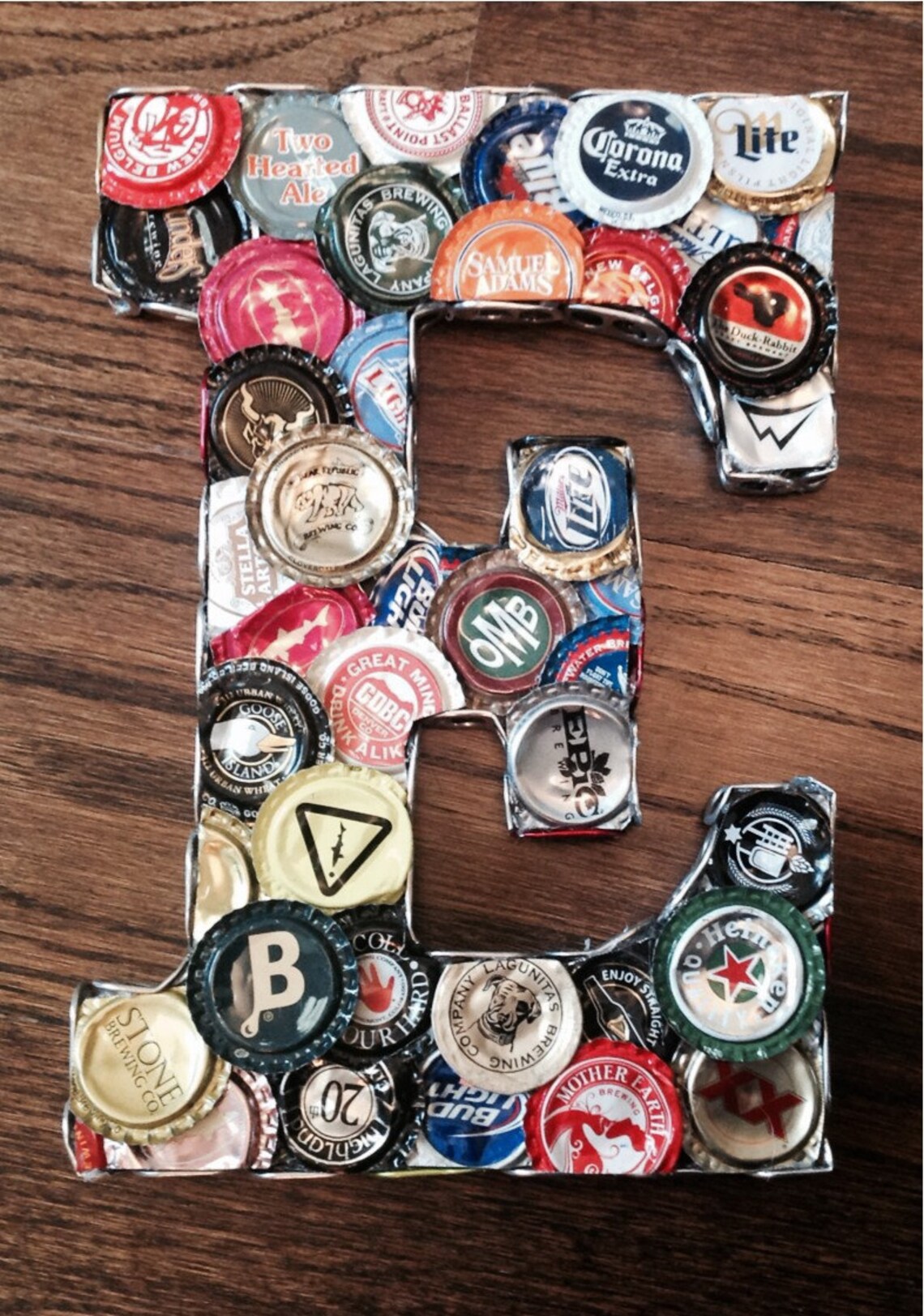 Unique Craft Beer Bottle Cap Letters and Signs - Etsy