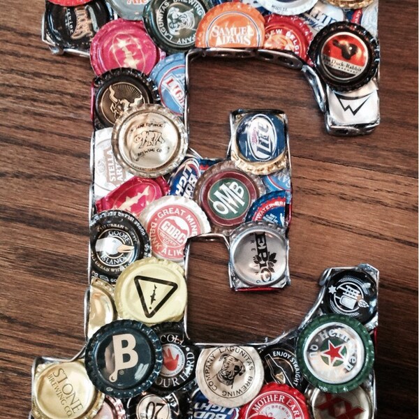 Bottle Cap Letters - Etsy
