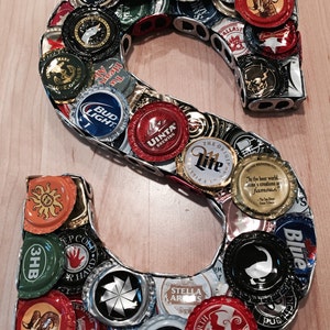 Unique Craft Beer Bottle Cap Letters and Signs - Etsy