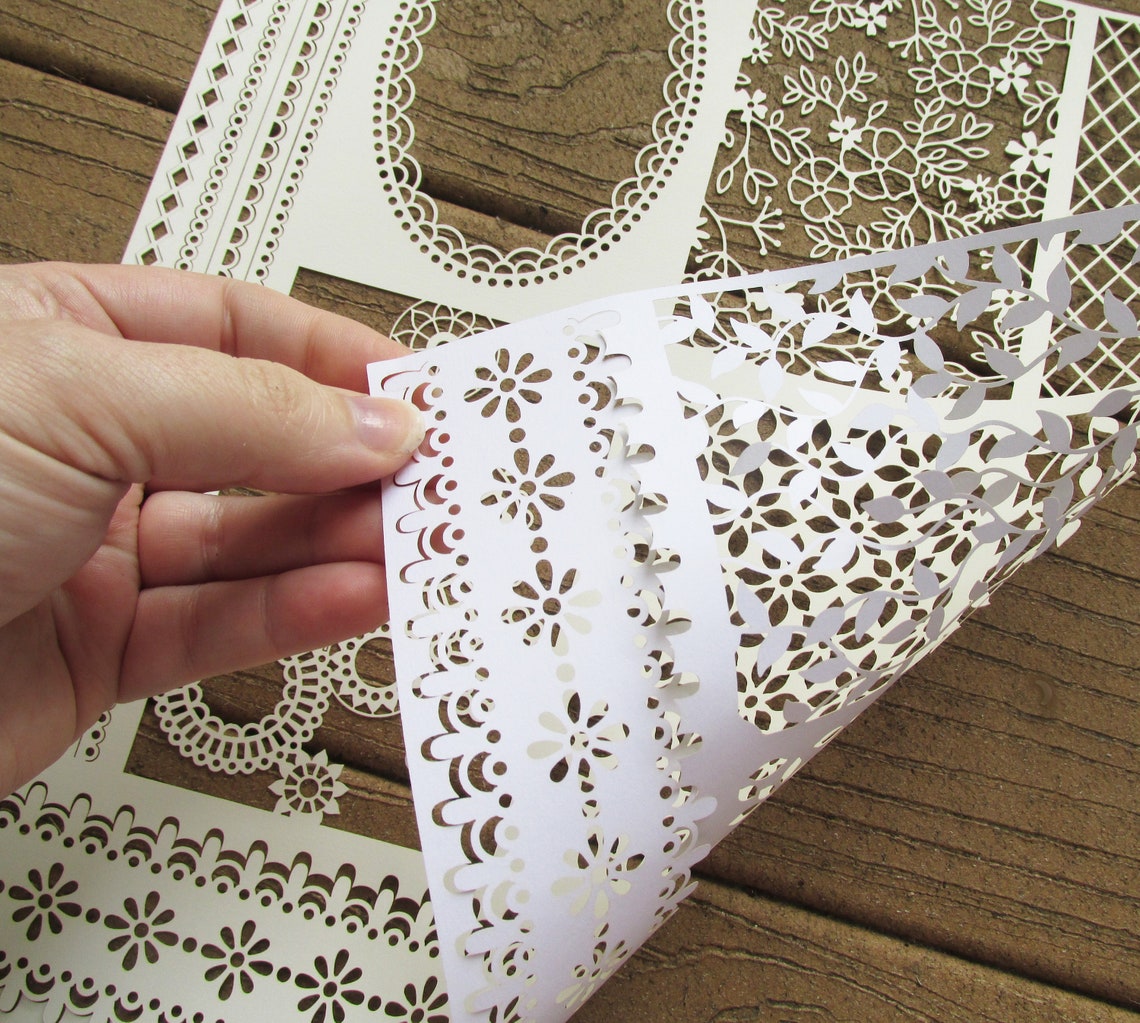 Delightfully Detailed Lace Paper Cardmaking Class: Instant Digital ...