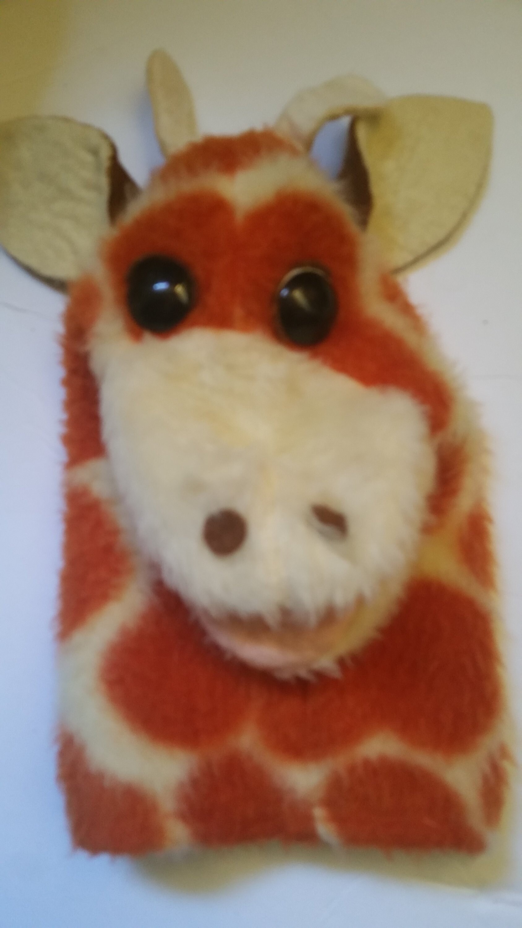 Vintage Giraffe Hand Puppet Fabric Puppet - Etsy