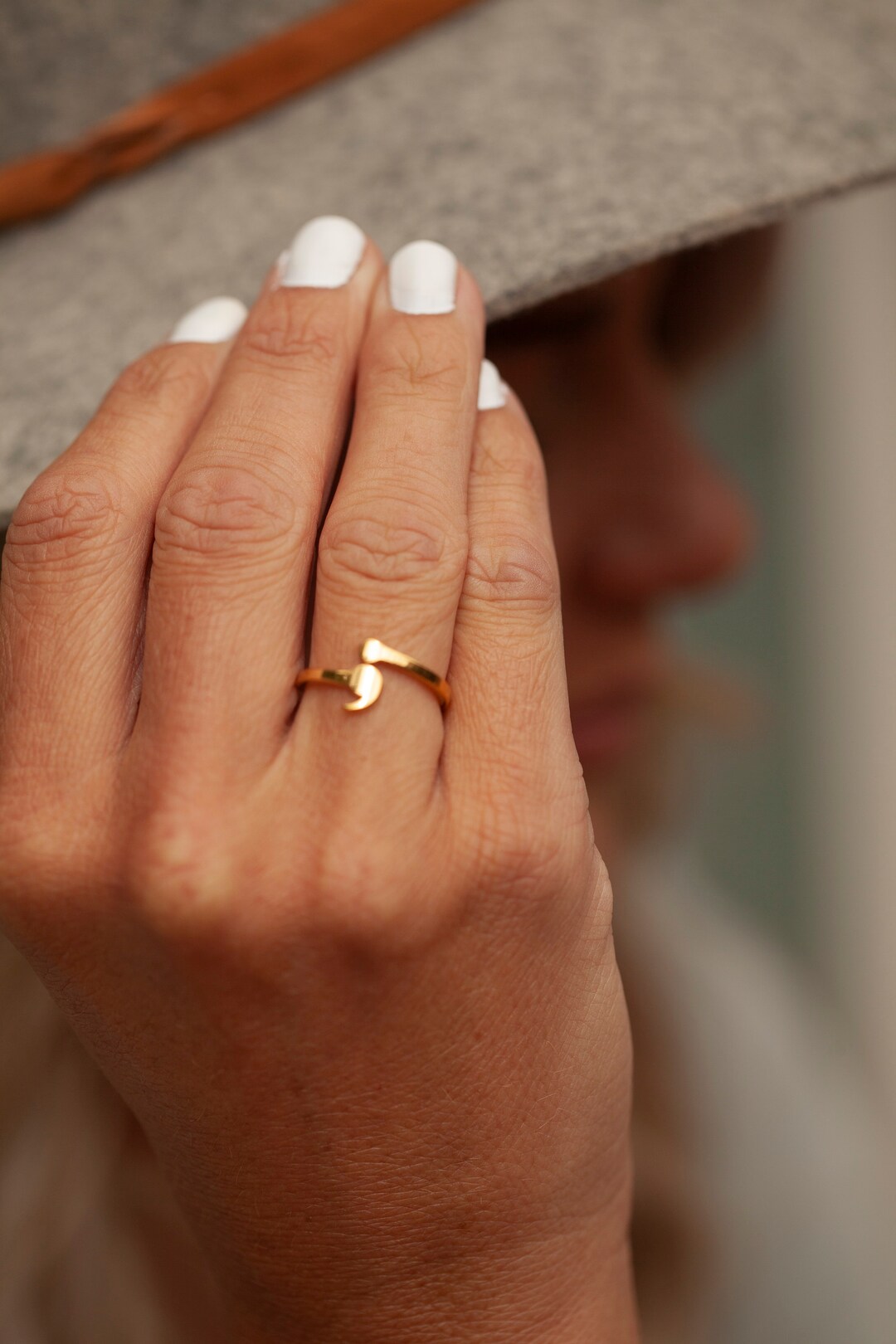 Dainty Semicolon Ring Semicolon Jewelry Semi Colon Ring - Etsy