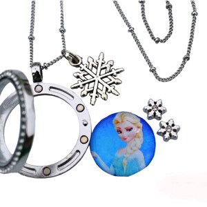 Frozen Inspired Locket Necklace-floating Locket Pendant - Stainless ...