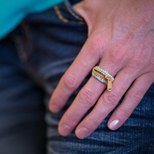 Zipper Ring - Etsy