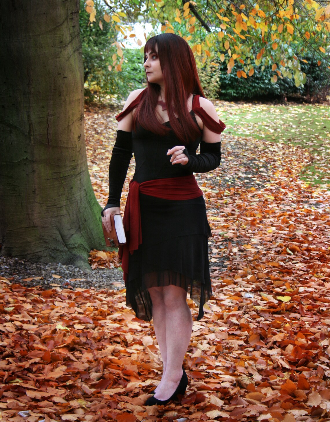 Thorn/sally Mcknight the Hex Girls Cosplay Red Bat Necklace | Etsy