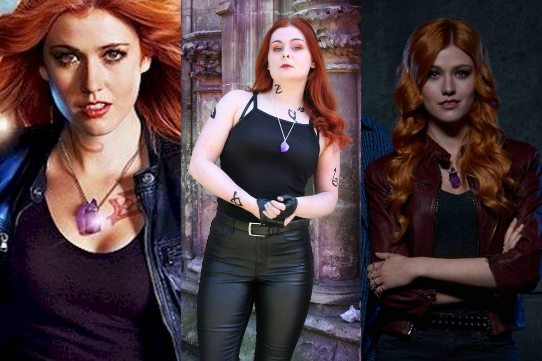 Clary Fray Amethyst Necklace Cosplay Jewellery Shadowhunter Cosplay ...