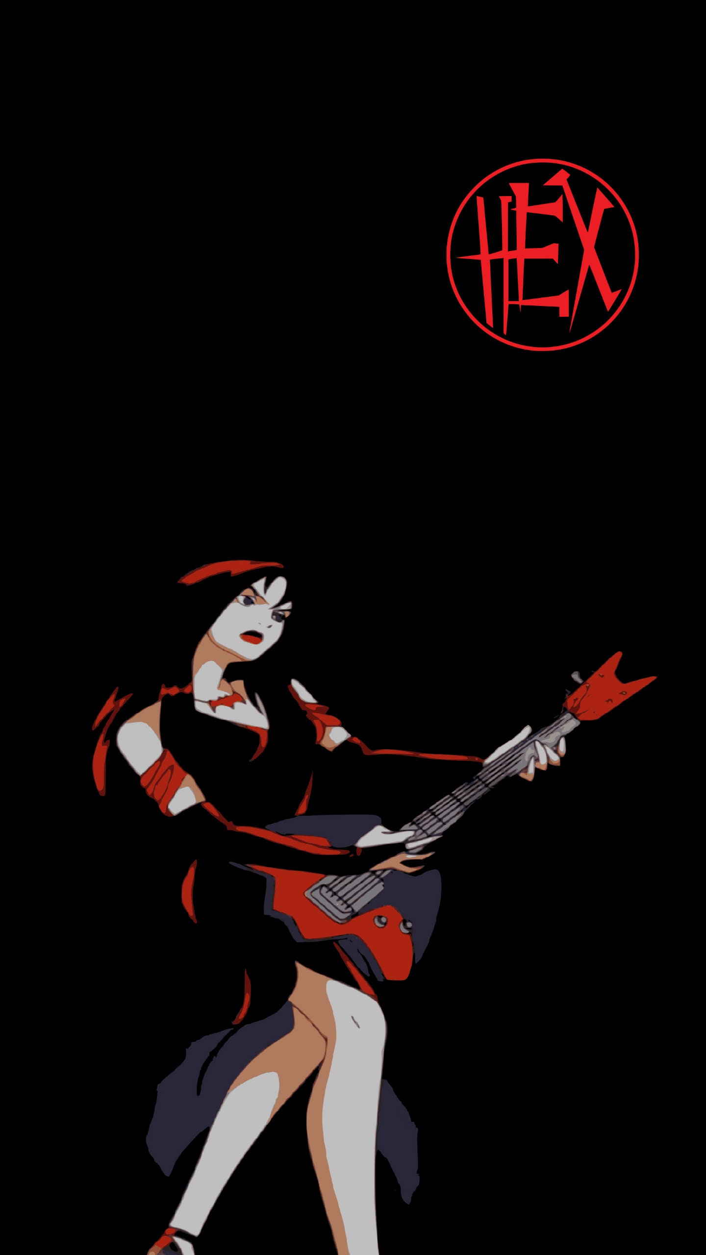 Thornsally Mcknight The Hex Girls Cosplay Red Bat Necklace Etsy