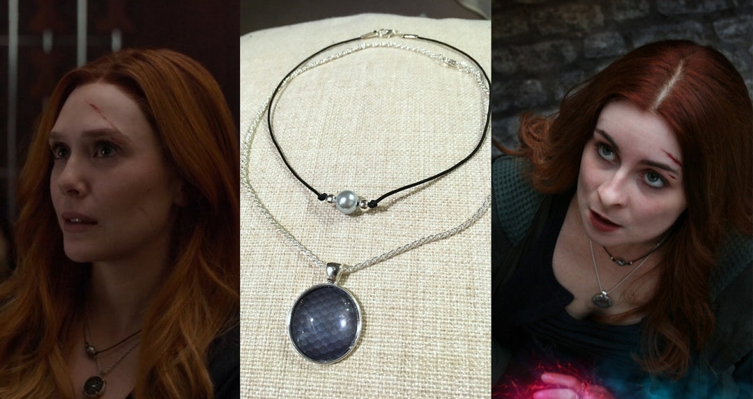 Wanda Maximoff Scarlet Witch Cosplay Necklace Set Avengers: Infinity ...